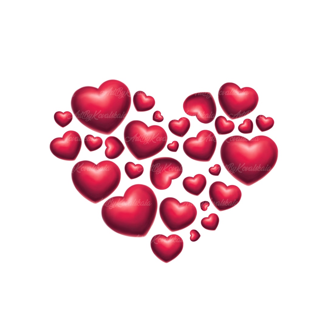 Heart PNG, Heart Clipart, Heart Clip Art, Digital Download - Etsy