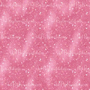 4 Glitter Digital Paper, Pink Seamless Glitter Pattern Bundle, Instant ...