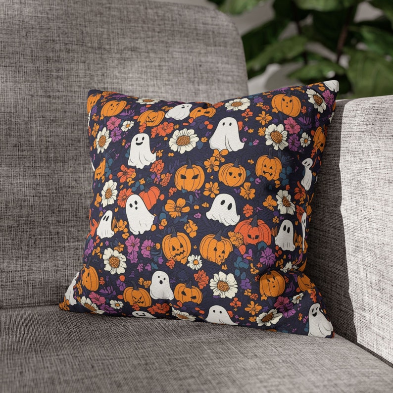 Halloween Seamless Pattern, Digital Paper, Pumpkins, Ghosts, Digital ...
