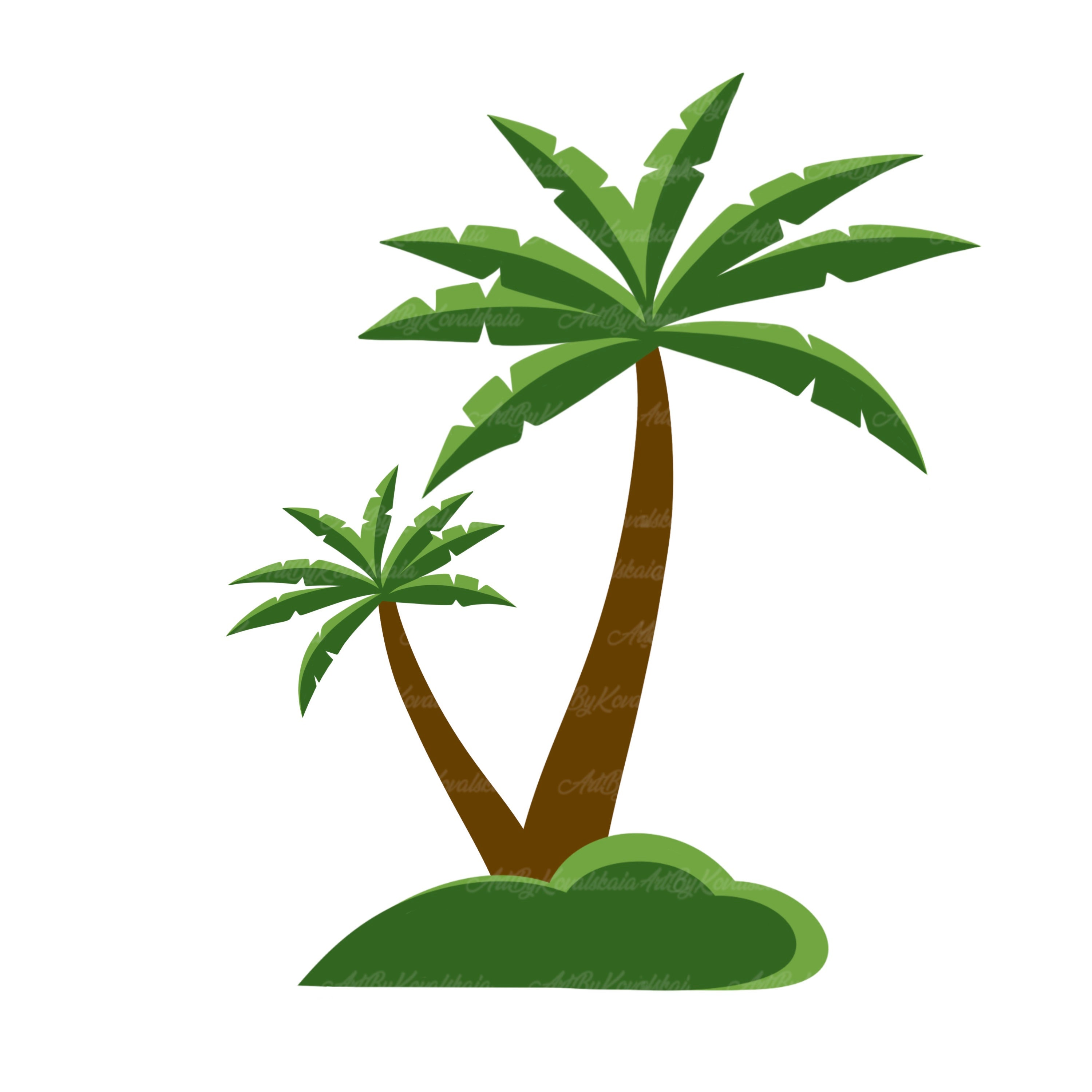 Palm Tree PNG, Palm Trees PNG, Palm Tree, Tropical Tree PNG, Digital ...
