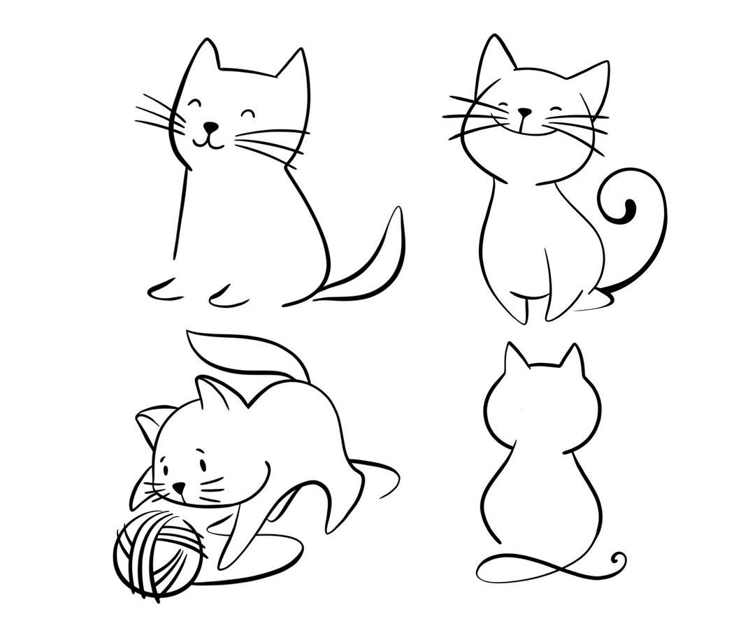 Cat Tattoo Design: Personalized Feline Art (digital Download) - Etsy