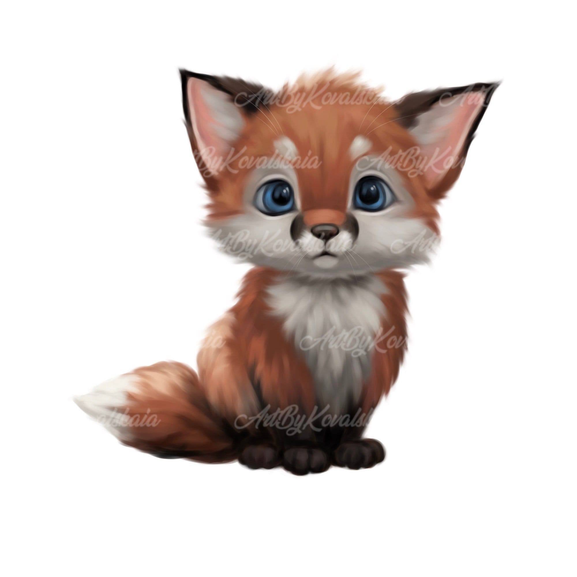Fox PNG Fox Clipart Cute Fox Digital Download - Etsy Singapore