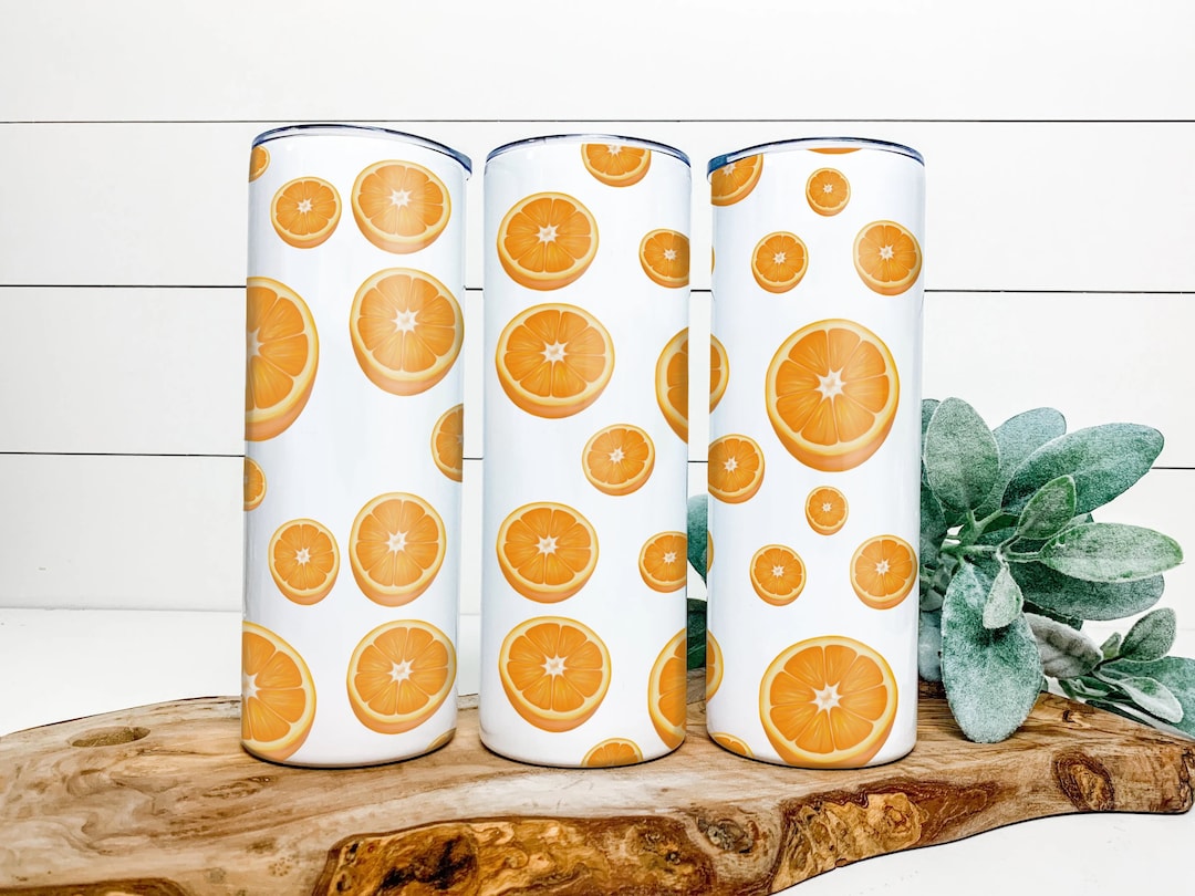 Orange Pattern 20 Oz Tumbler Sublimation Design PNG Digital Download - Etsy