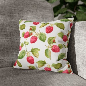 Seamless Pattern Raspberry, Watercolor Raspberry Digital Paper, Berries ...