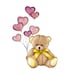 Teddy Bear PNG, Valentines Day Clipart, Teddy Bear Clipart, Digital ...