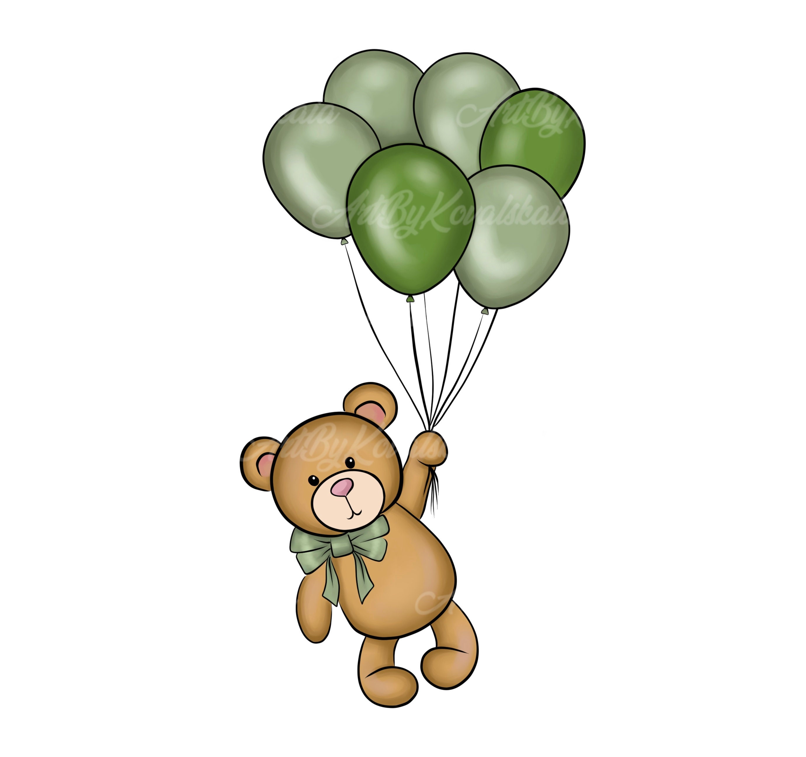 Teddy Bear Clipart Bear PNG Baby Shower Boy PNG Digital | Etsy Ireland