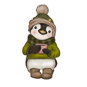 Penguin PNG Cute Penguin Clipart Digital Download - Etsy