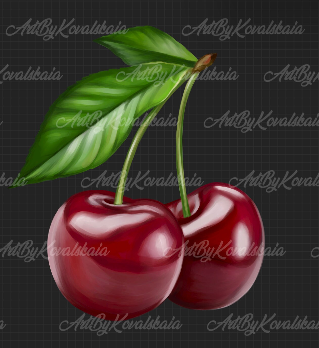 Cherries PNG, Cherries Clip Art, Digital Download - Etsy UK