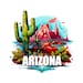 Arizona Lettering PNG, Cactus, Desert Clipart, Cacti, Digital Download ...