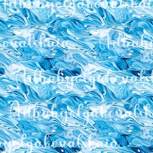 Water Seamless Pattern, 3D Water Digital Paper, DIGITAL DOWNLOAD - Etsy