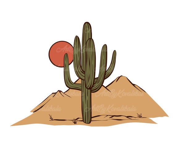 Desert Clipart Cactus