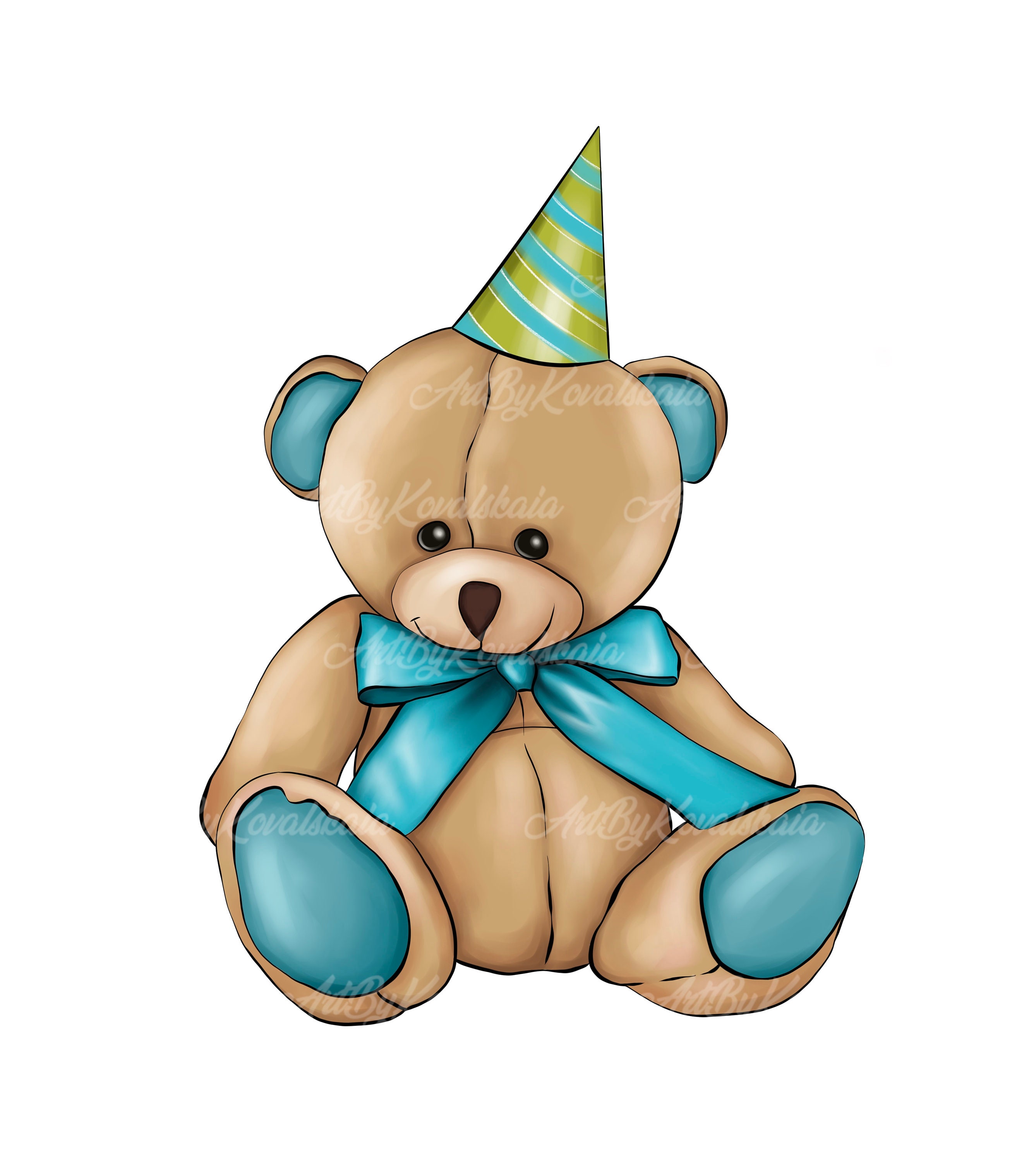 Teddy Bear Clipart Bear PNG Birthday Clip Art Baby Shower - Etsy UK