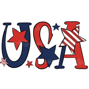 USA PNG, Patriotic Clipart PNG, Digital Download - Etsy