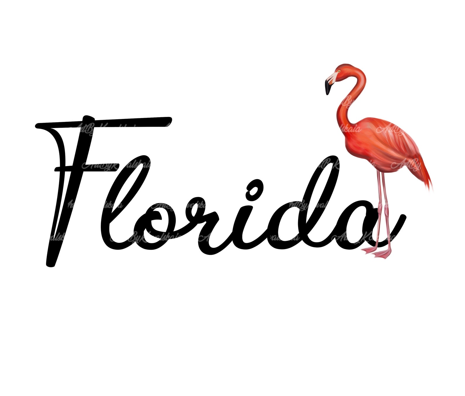 Florida Lettering PNG Florida Clipart Digital Download - Etsy