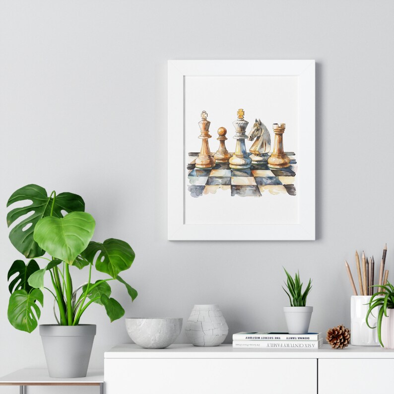 Chess PNG, Watercolor Chess Clipart, Digital Download - Etsy