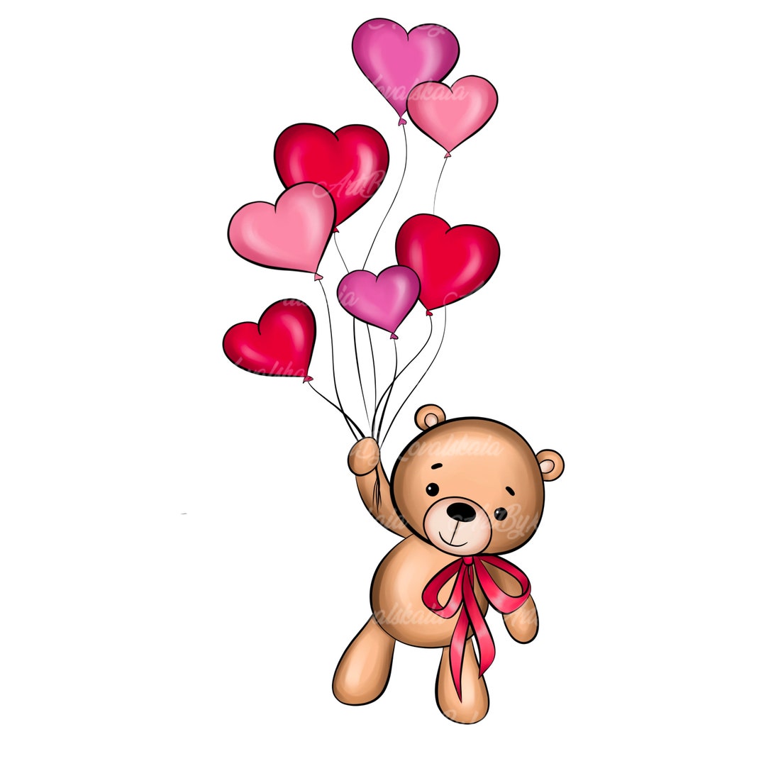 Teddy Bear PNG, Valentines Day Clipart, Teddy Bear Clipart, PNG ...
