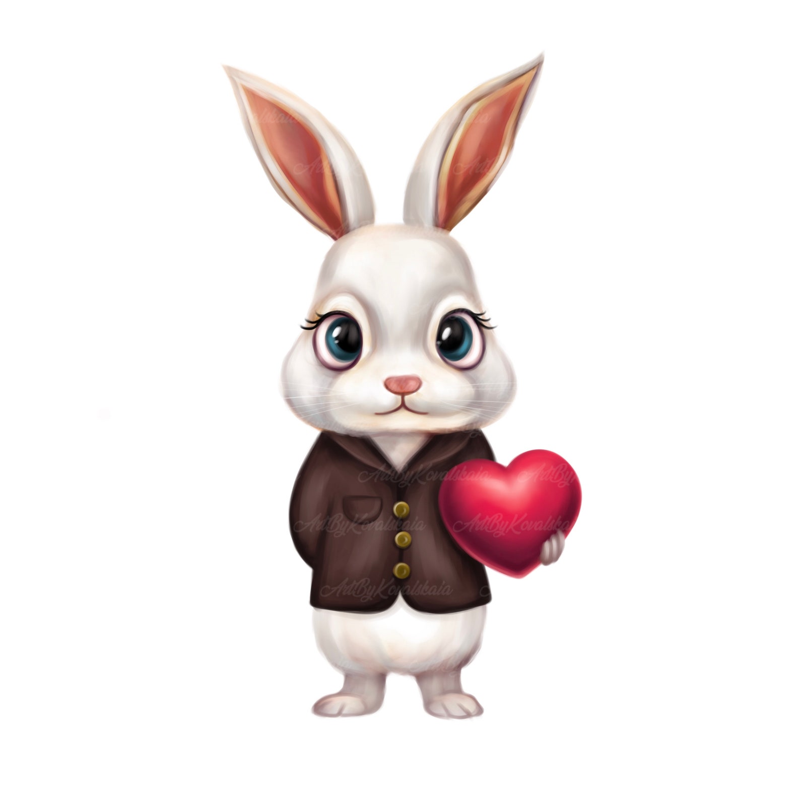 Bunny PNG Bunny Clipart Cute Rabbit Digital Download - Etsy