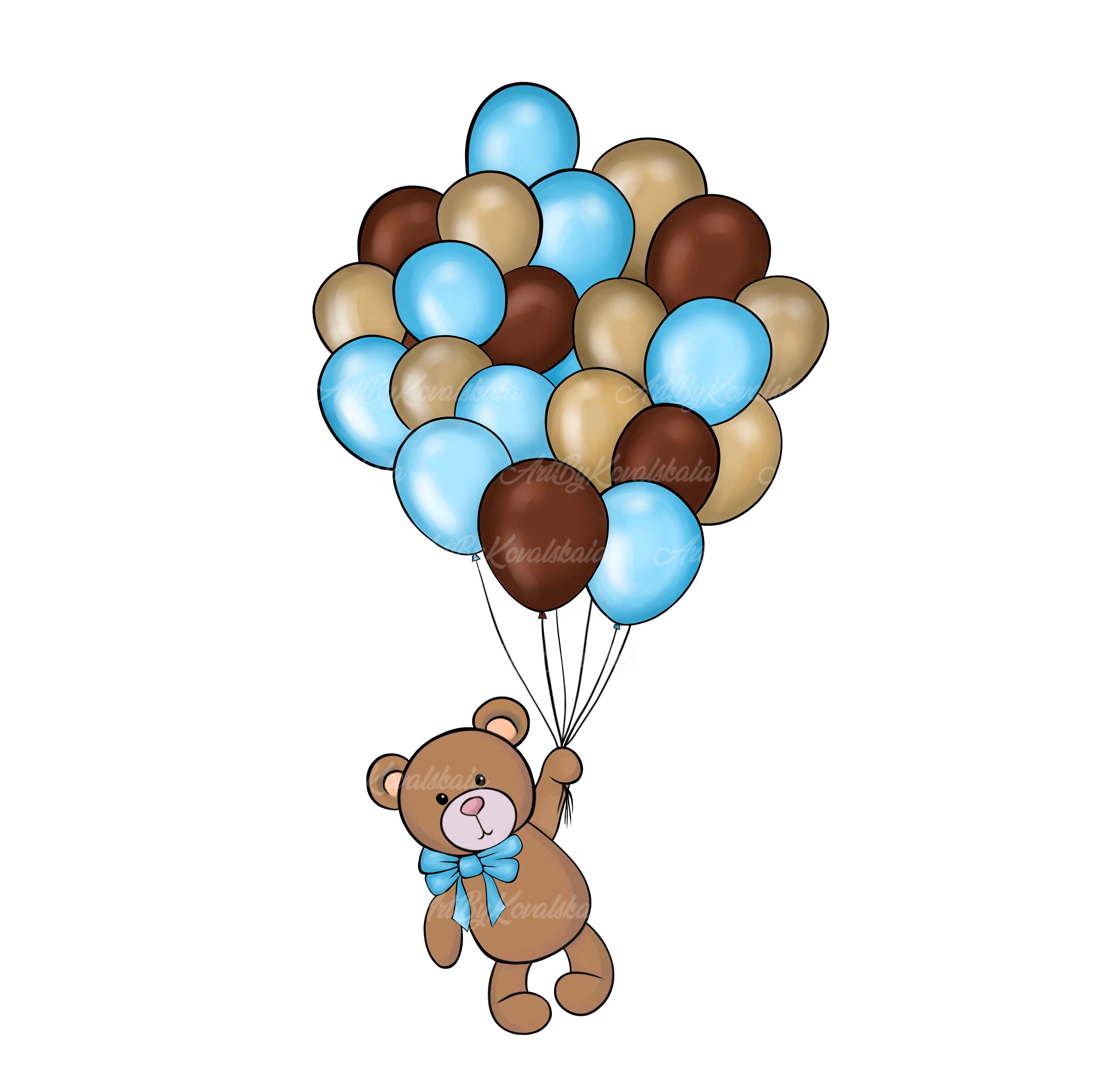Teddy Bear Clipart Bear PNG Baby Shower Descarga digital - Etsy México