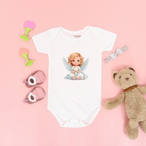 Watercolor Angel Clipart, Child Angel PNG, Baby Shower, Digital Download - Etsy