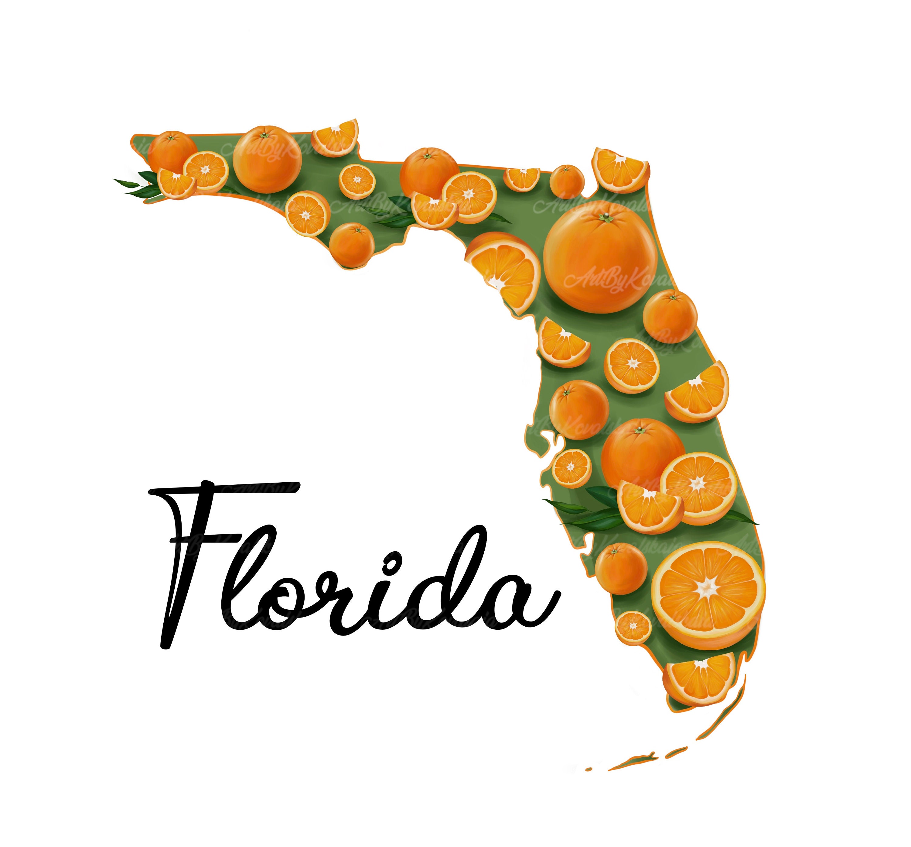 Florida Clipart Florida State png Sublimation designs Florida Word Png ...