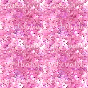 Pink Glitter Mermaid Scales: Seamless Digital Paper (digital Download ...