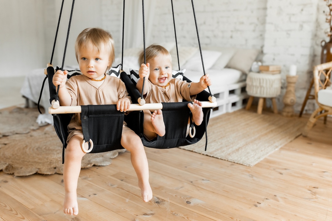 Gift for Twins, Swing Twin Kids, Indoor Swing, Outdoor Porch Swing ...