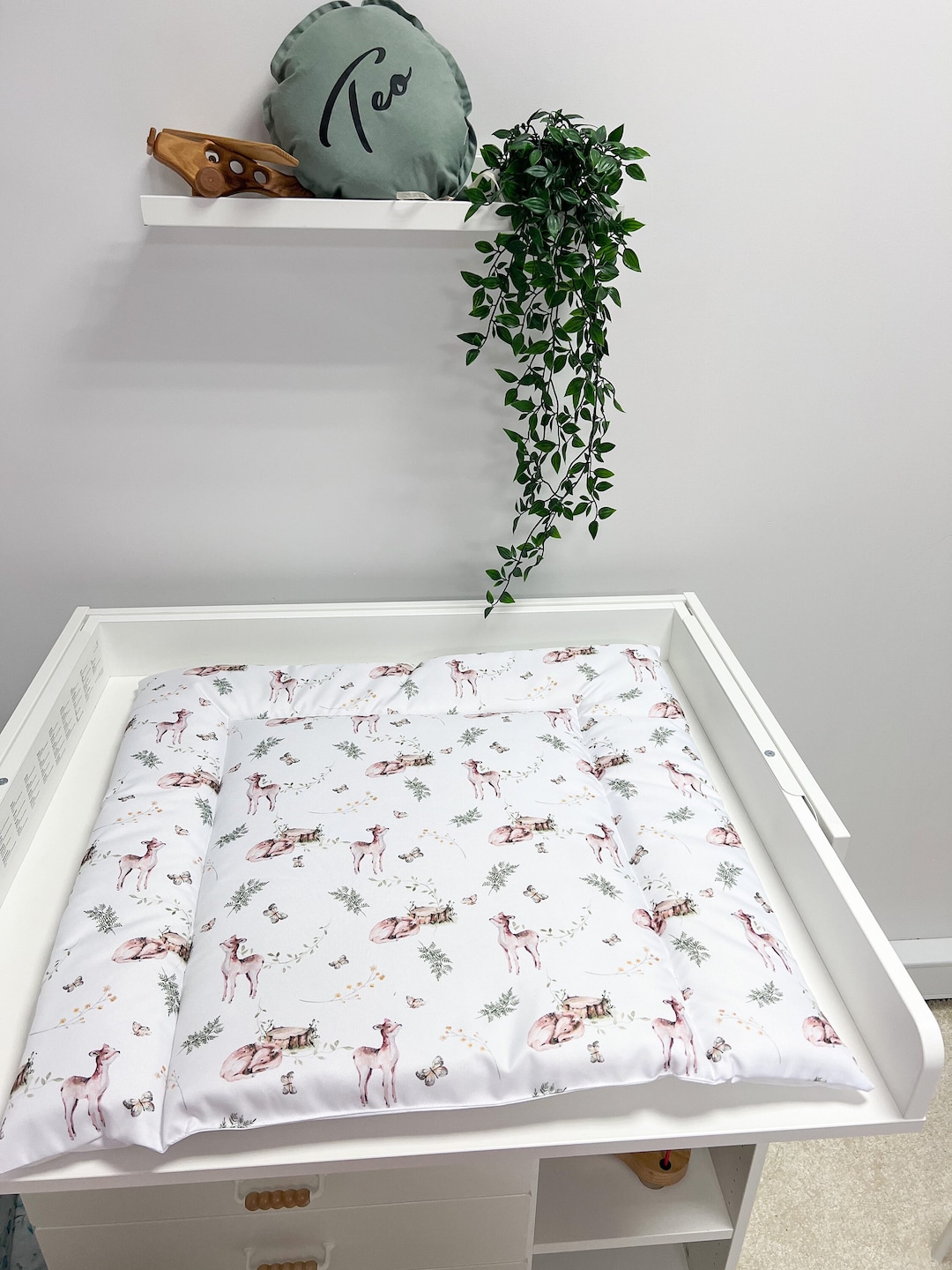 Floral Water Resistant Baby Changing Pad, Wasserfeste Wickelauflage ...