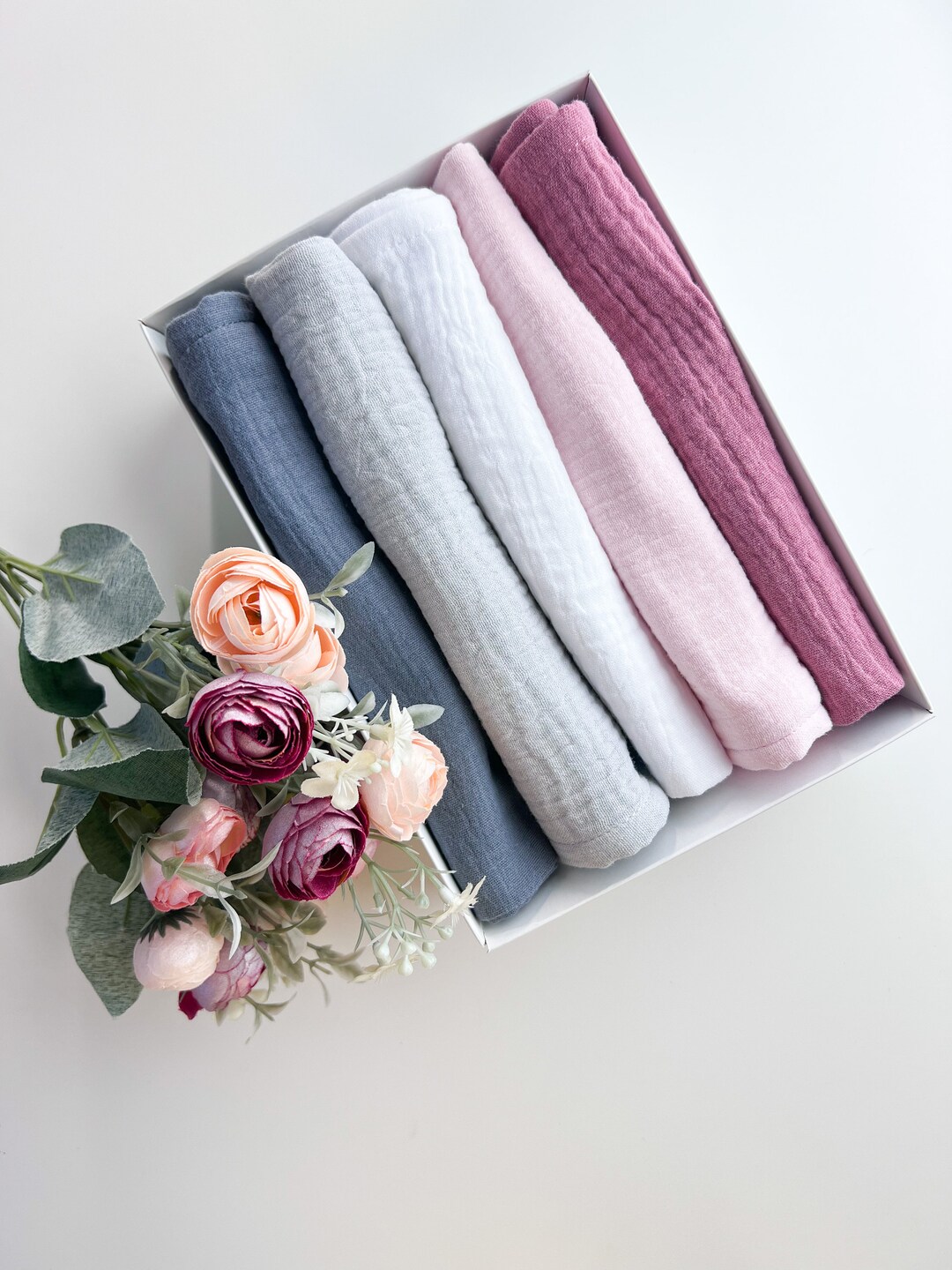 Conjunto de Toalhinhas de Musselina para Bebês e Crianças, Toalhinhas ...