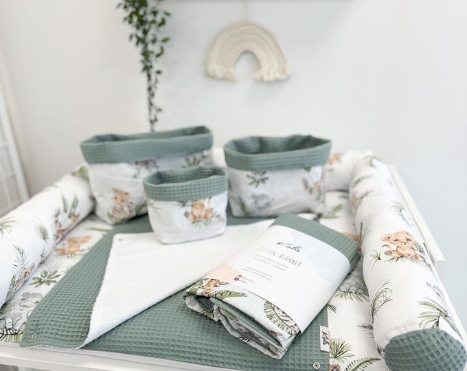Floral Diaper Clutch and Mat, Baby Gift Set, Baby Changing Mat, Travel ...
