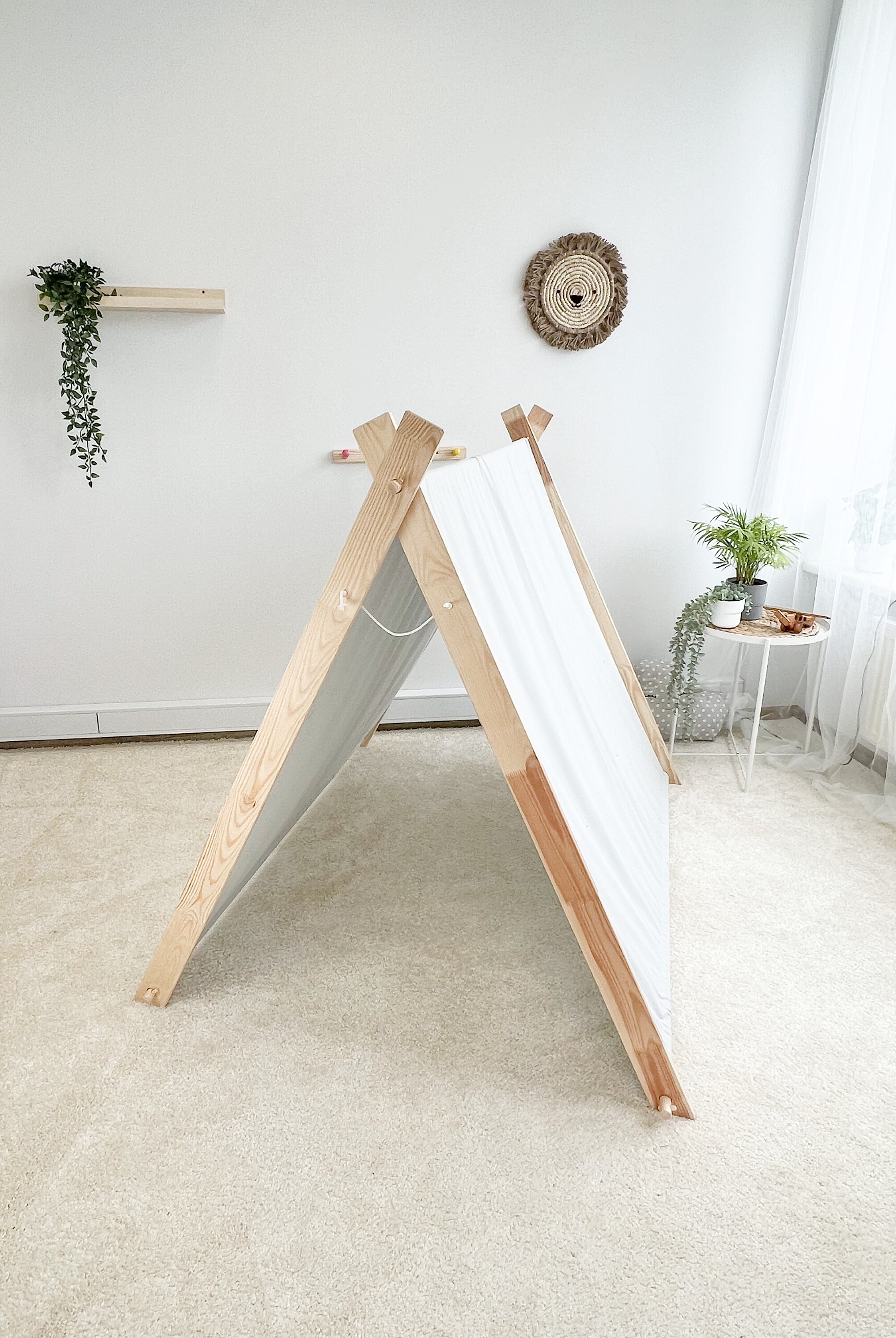 Sleepover Party Set A Frame Teepee Sleepover Wooden Teepee - Etsy
