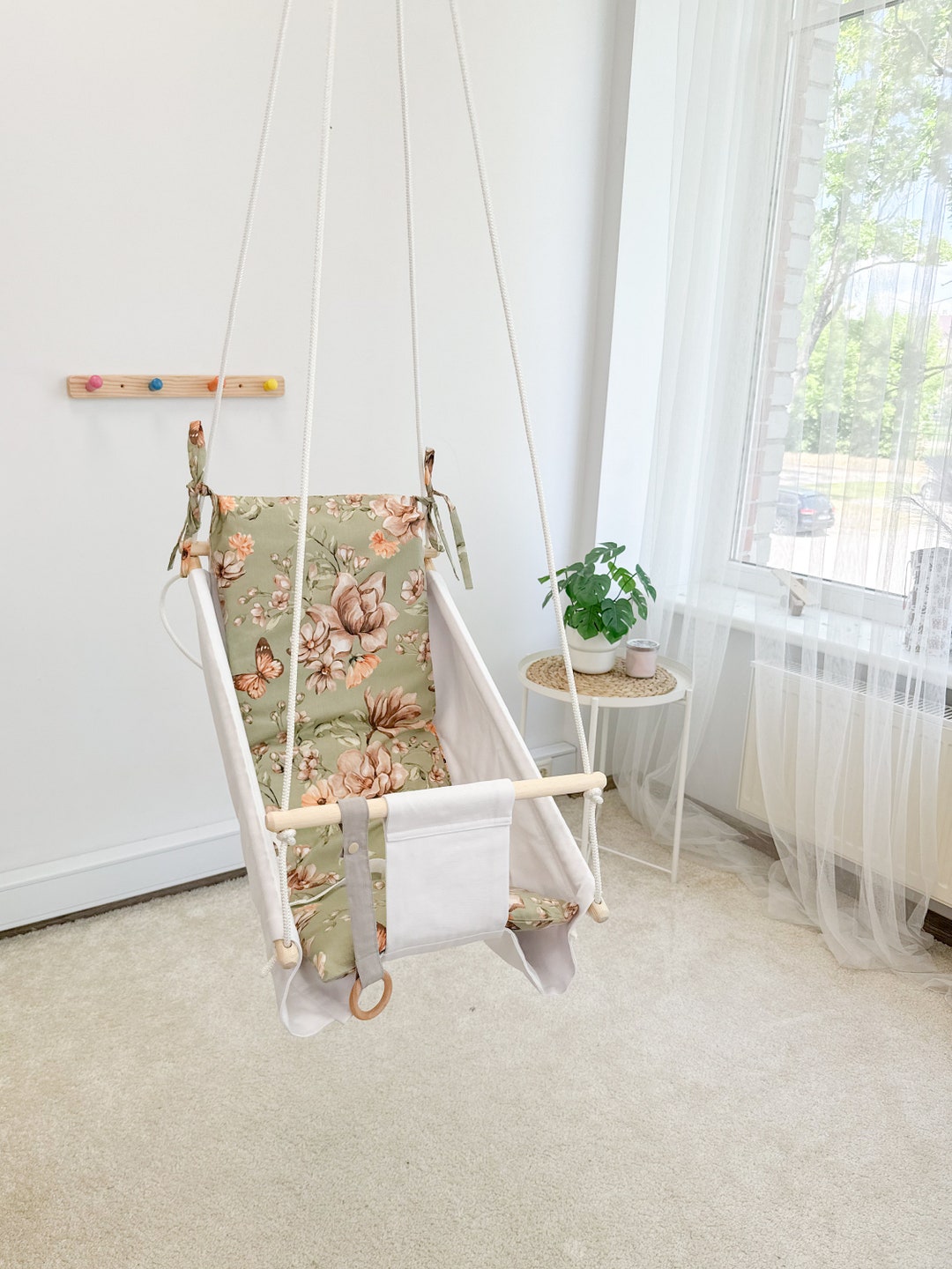 Hammock Swing Kids, High Back Swing, Toddler Swing, Natural Child ...