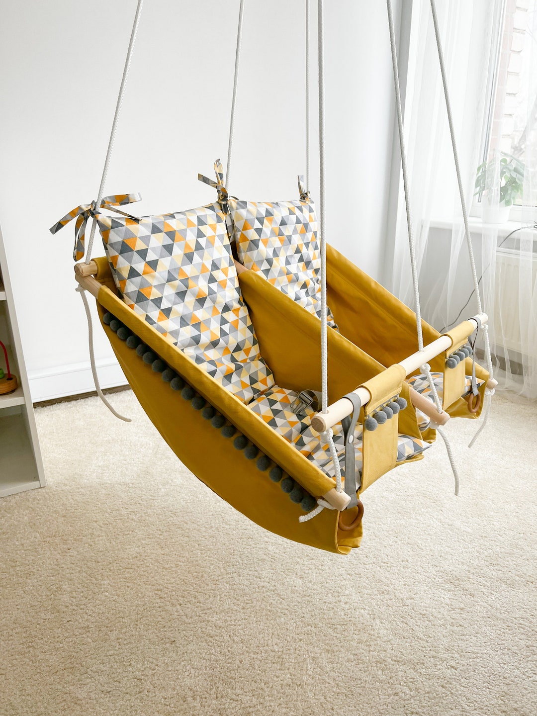 Swing for Twins, Hammock Swing, Gift for Twins, Indoor Rope Swing,porch ...