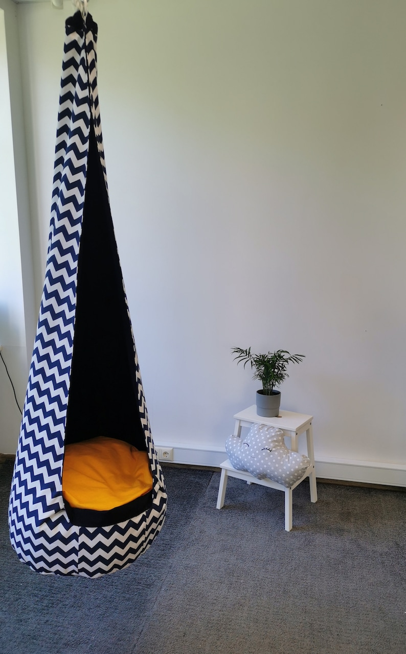 Autism Swing Cocoon Swing for Kids Black Gray Cocoon Swing - Etsy