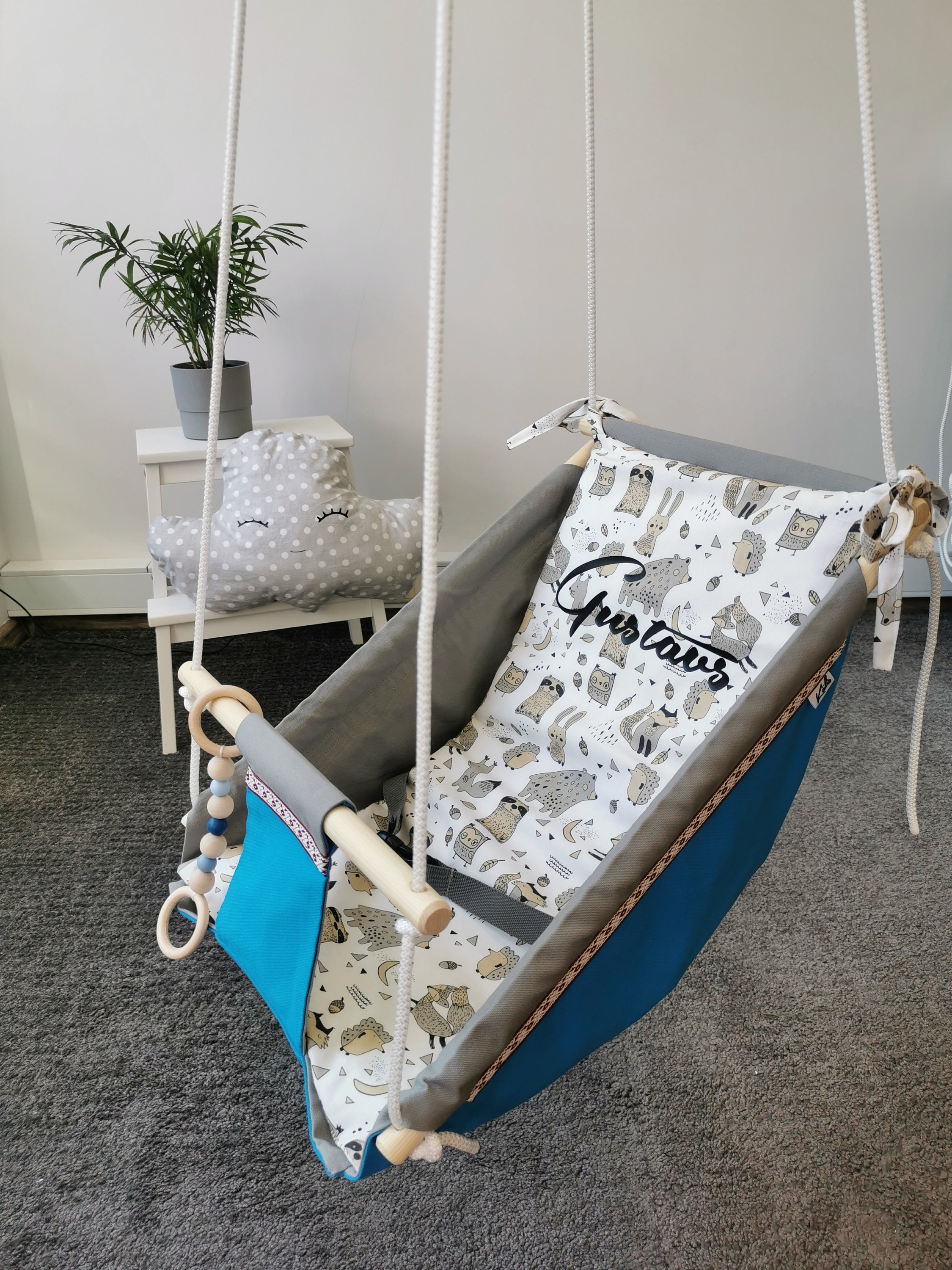 Baby hammock Swing Baby nursery Baby swing indoor Outdoor | Etsy