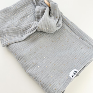 Muslin Nursing Cover, Breastfeeding Cover Up, Gray Pink Nursing Scarf ...