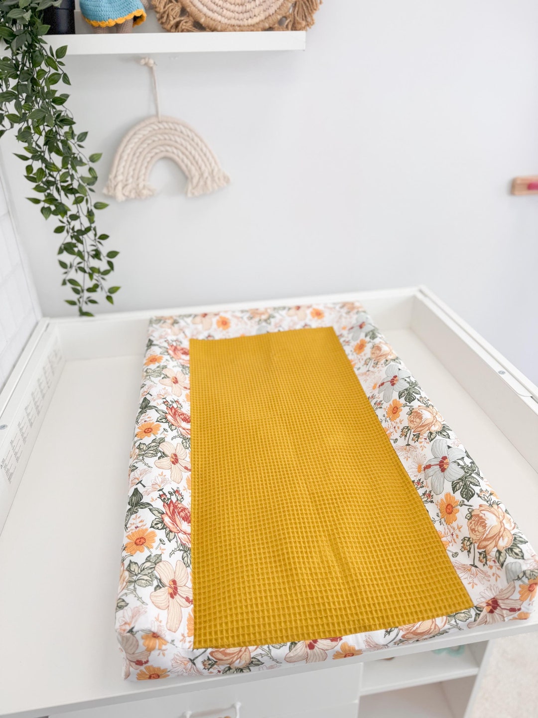 Changing Pad Cover, Table Tray, Changing Table Topper, Fabric Cotton ...
