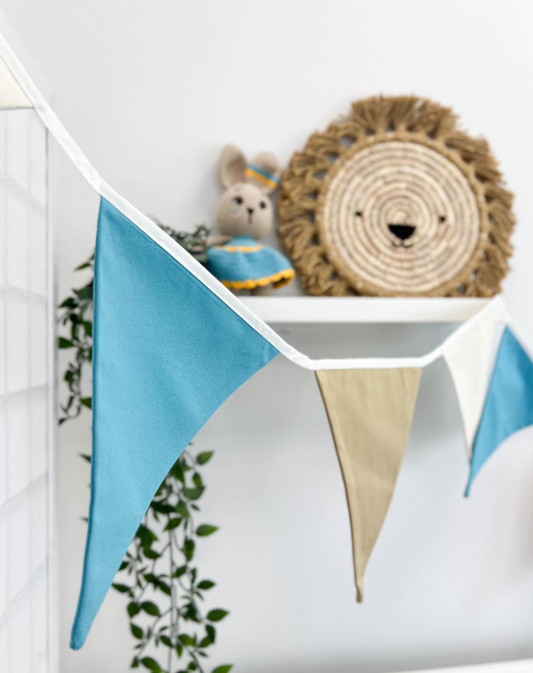 Hanging Triangle Flag Pennant Banner, Bunting Banner, Triangle Bunting ...