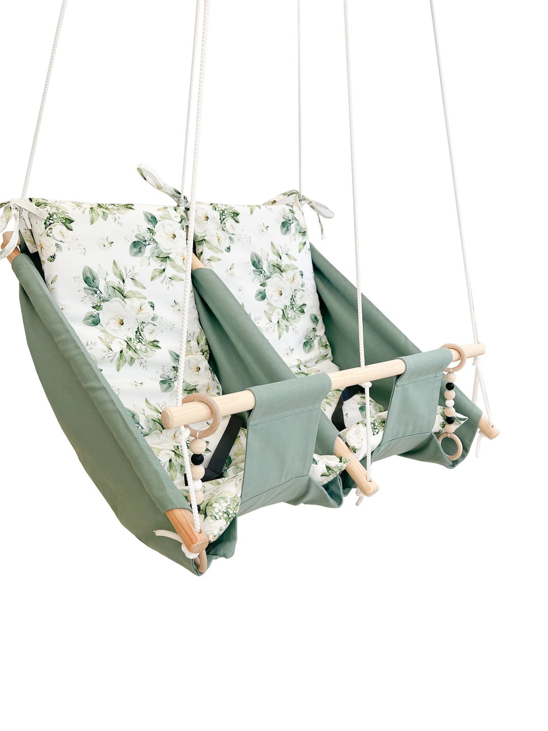 Twins, Gift for 1st Birthday, Twin Swing, Swing Chair Set, Twin Hammock ...