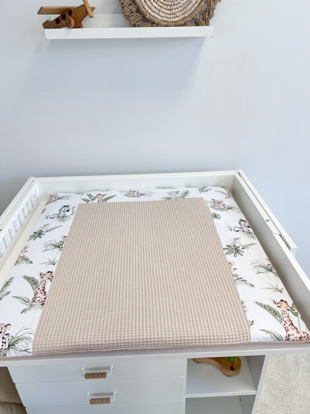 Changing Mat in Fabric, Changing Pad With Accessory Baskets, Baby ...