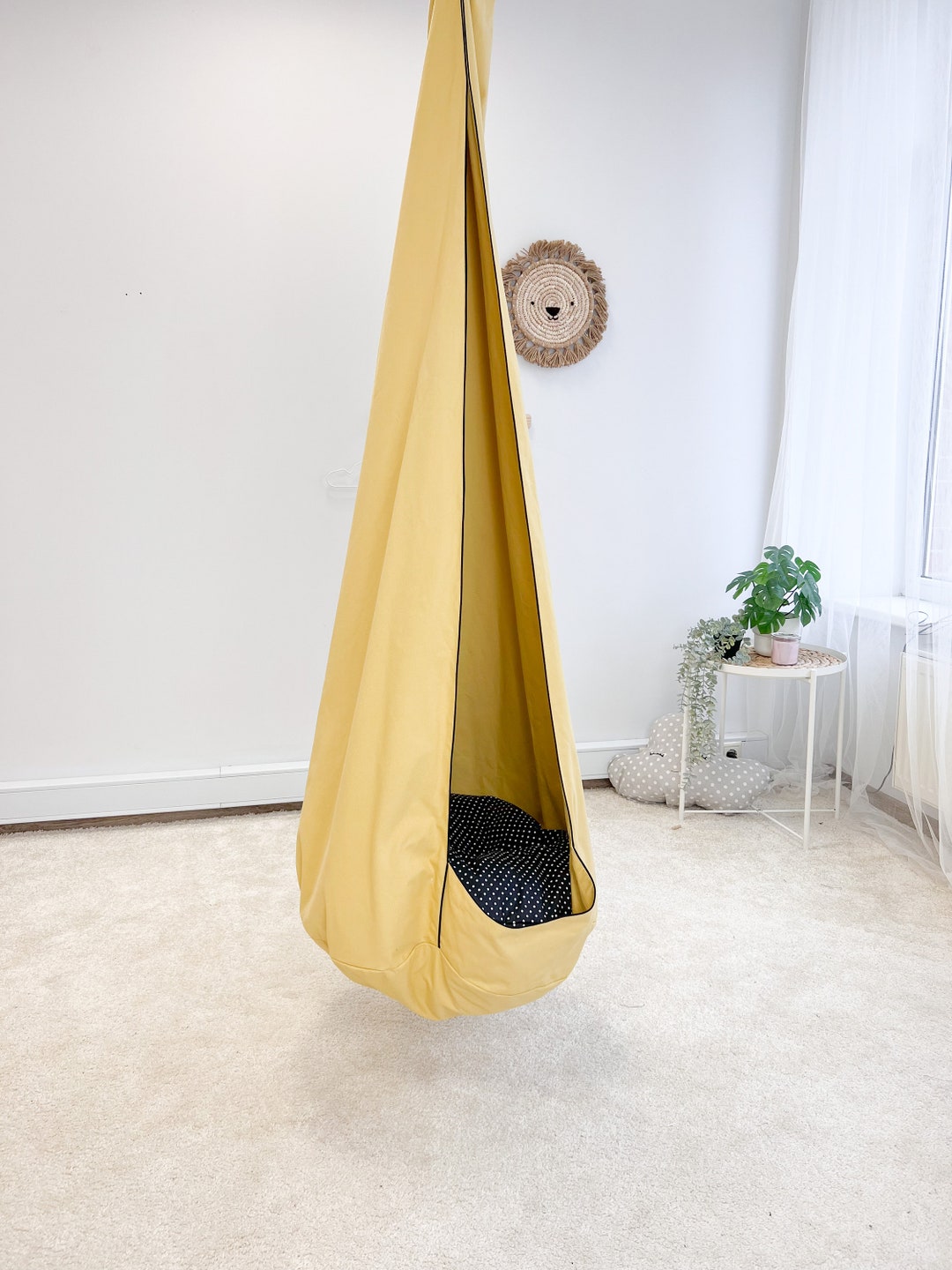 Cocoon Swing Kids, Kids Hammock Swing, Hanging Children Swing, Indoor ...
