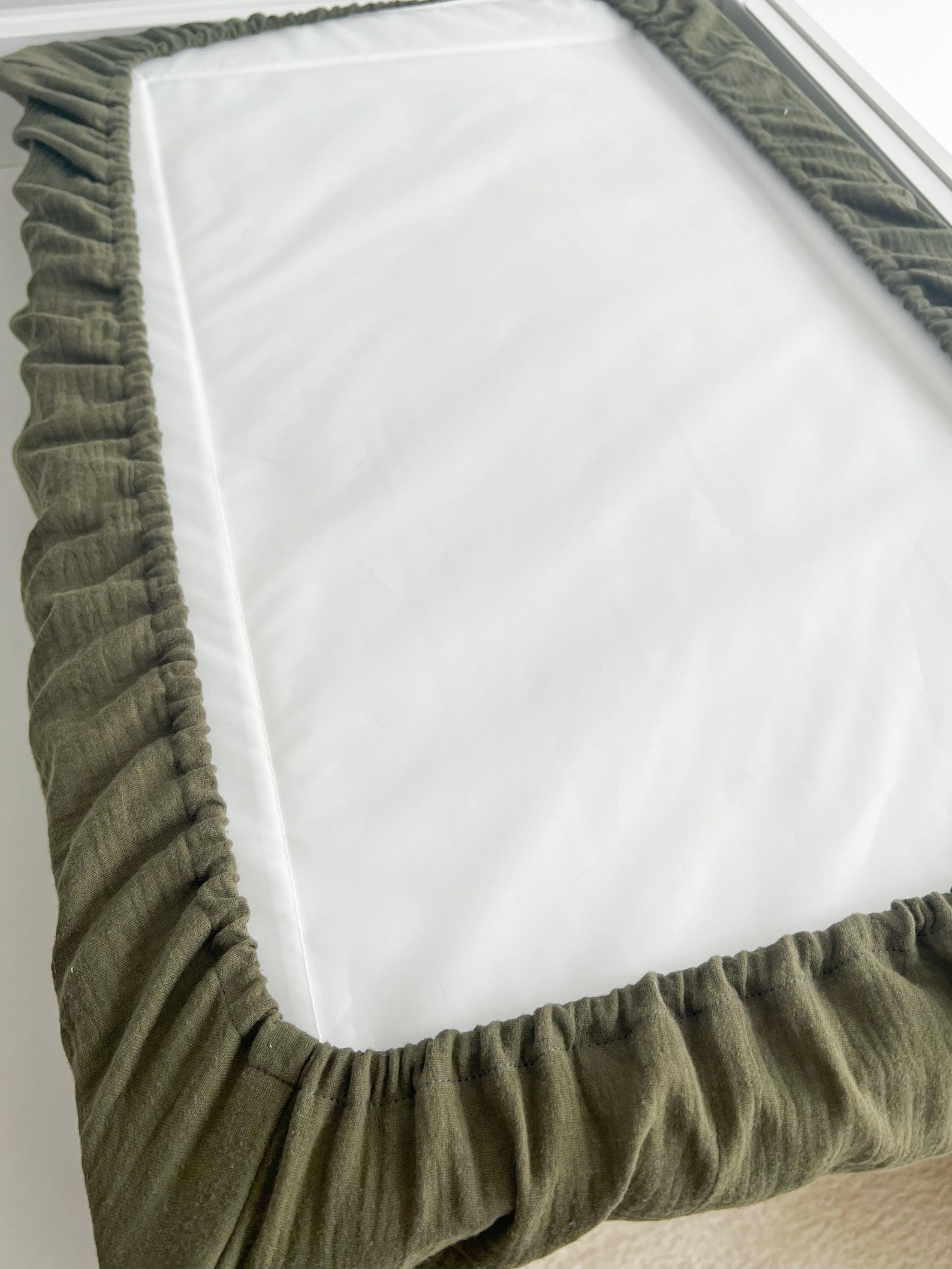 Changing Mat Cover, Double Gauze Breathable Cover, Diaper Changing Mat ...