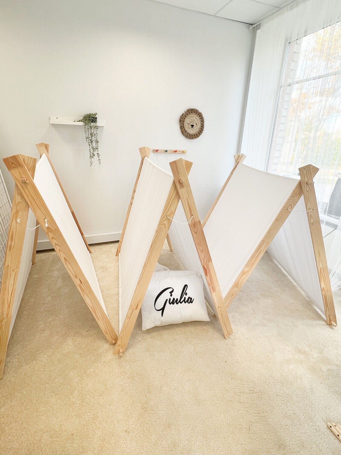 Slumber Party Tent Teepee Tent for Kid Sleepover Wooden - Etsy