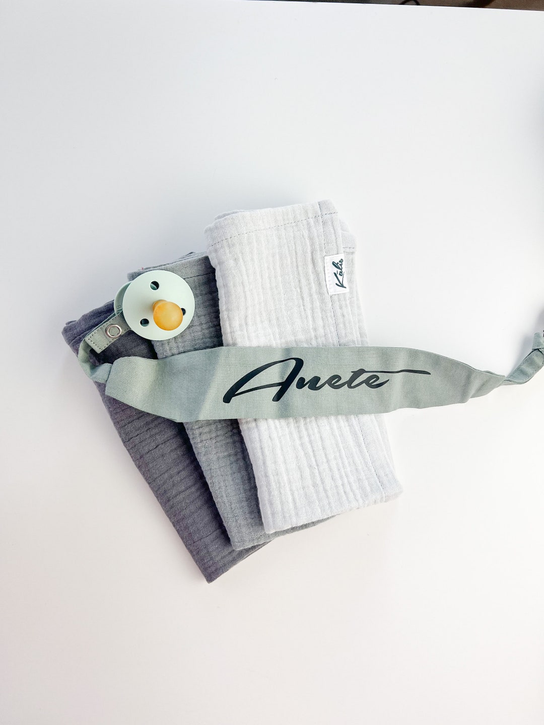 Babyshower Gift Baby Girl Boy Baby Muslin Square Baby Burp Cloths Gray ...