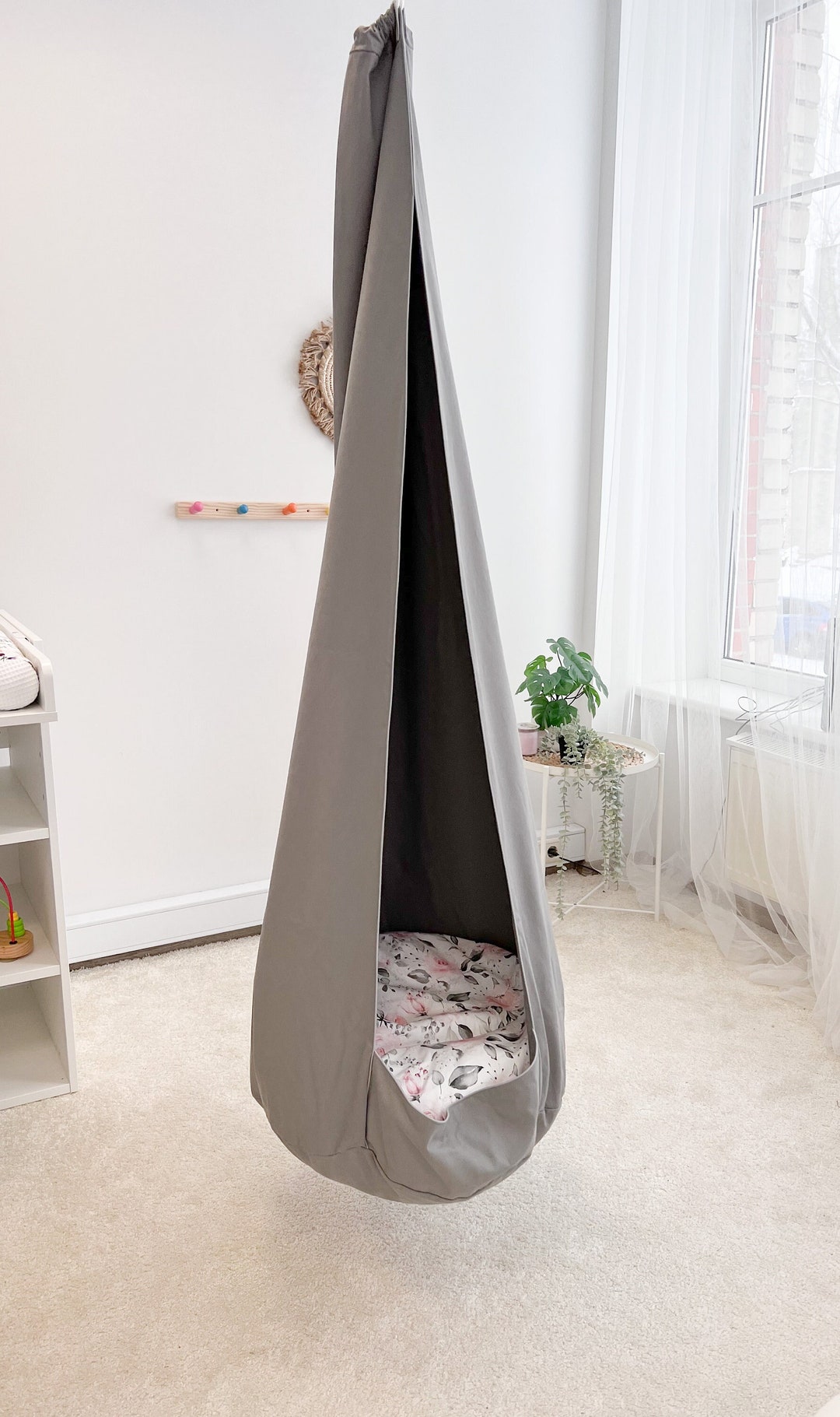 Sensory Hammock Indoor, Cocoon Swing Kids, Kids Hanging Chair With ...