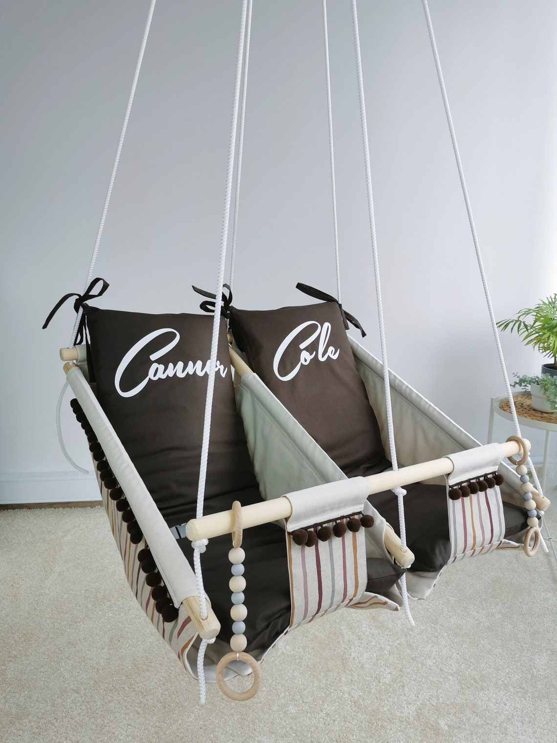Swings for Twins Indoor Swing for Toddler Outdoor Twin Swing - Etsy