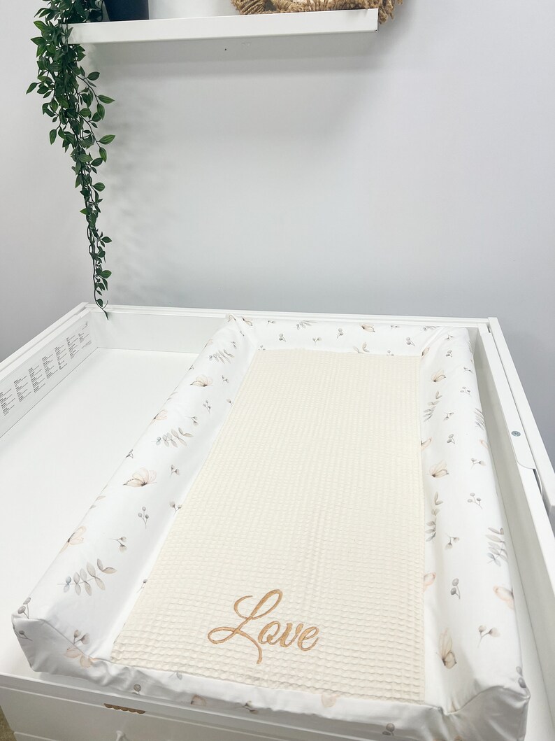 Changing Mat Cover, Double Gauze Breathable Cover, Diaper Changing Mat ...