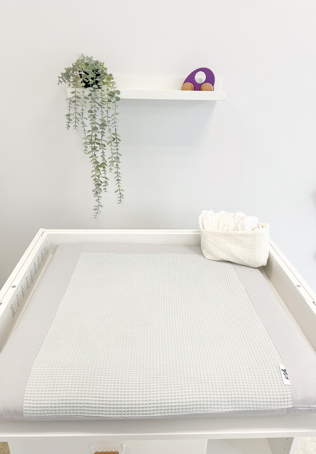 Changing Mat in Fabric, Baskets for Nursing, Changing Pad, Baby Room ...