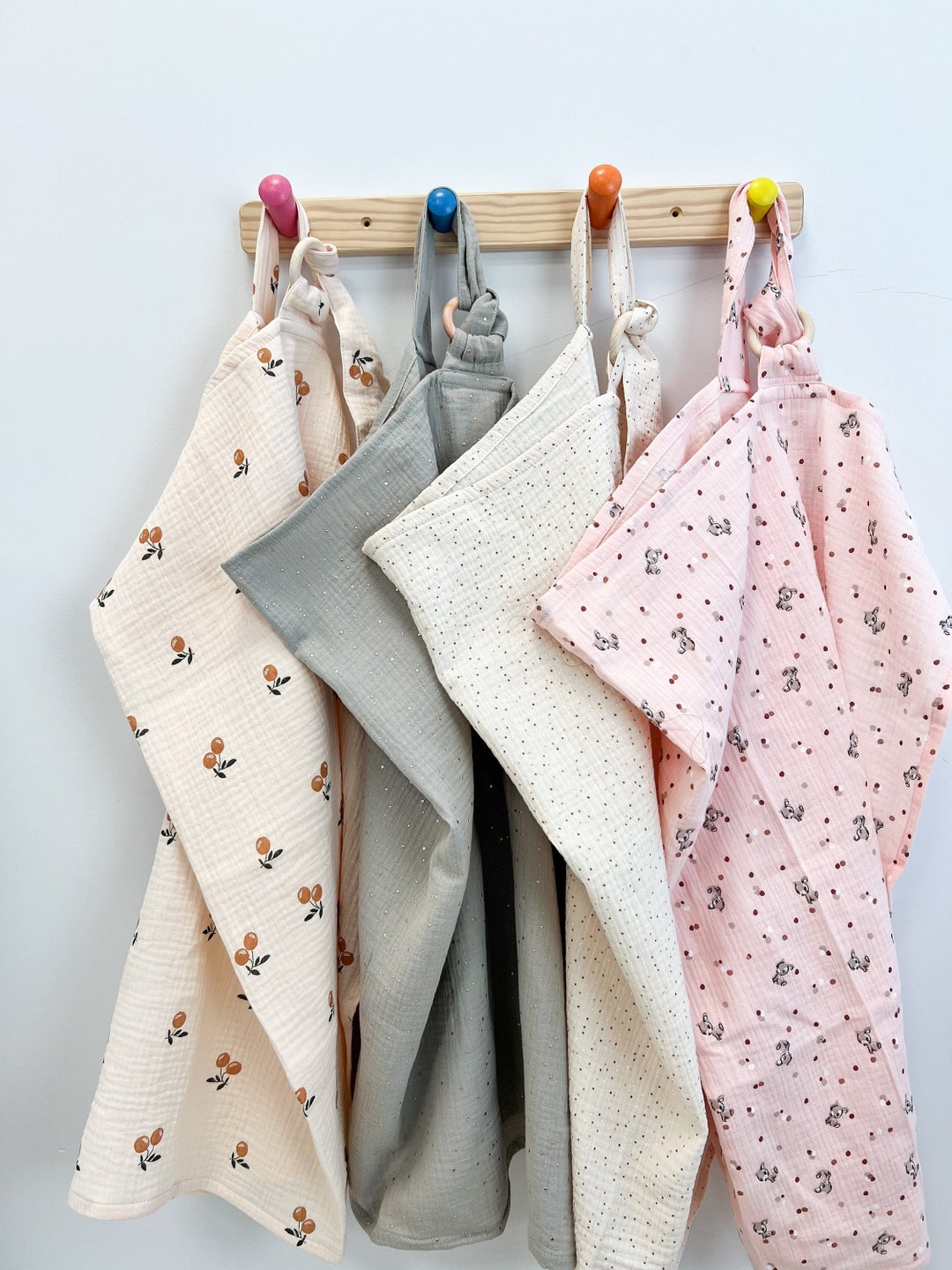 Muslin Nursing Cover, Breastfeeding Cover Up, Gray Pink Nursing Scarf ...