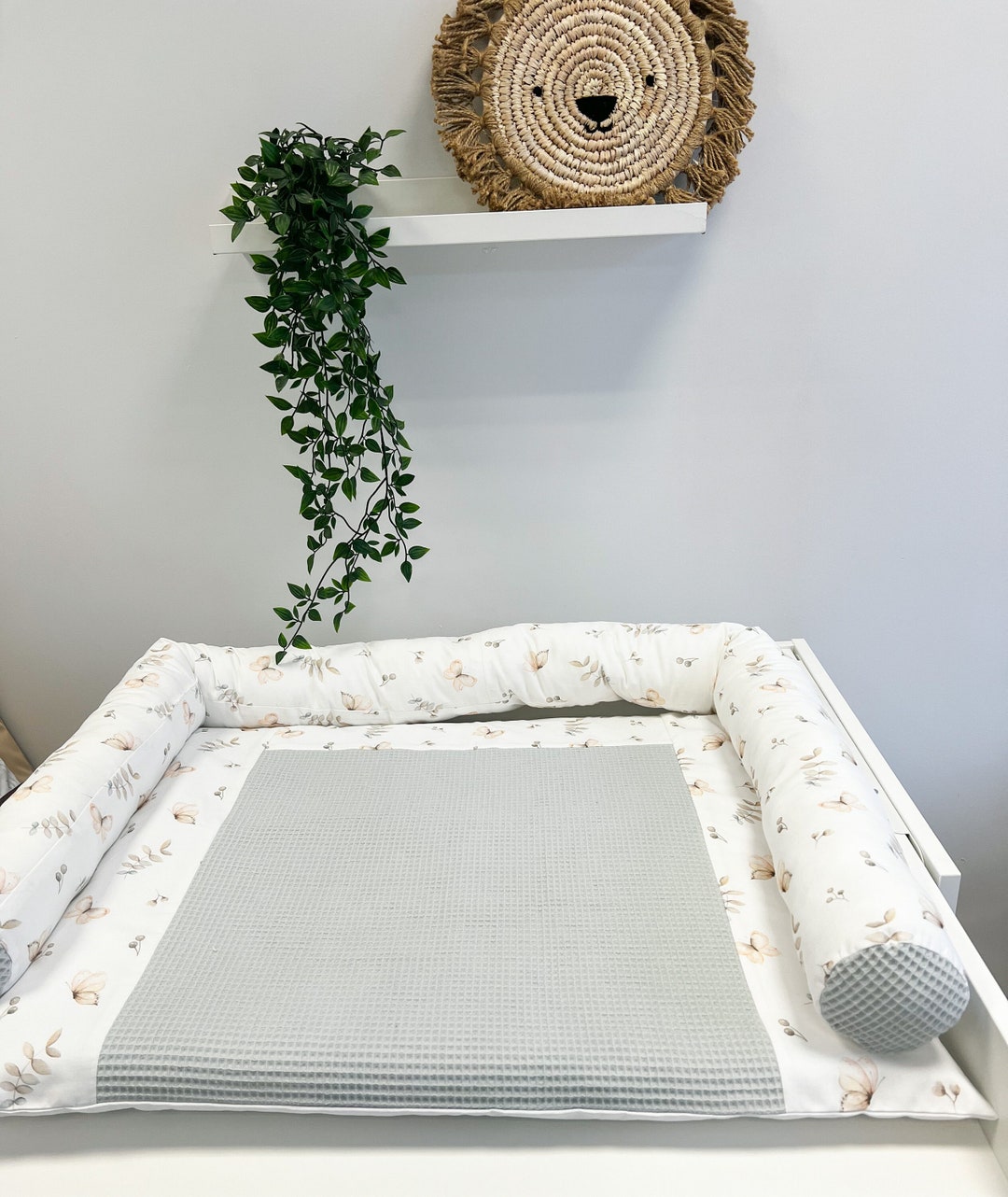 Changing Mat in Fabric, Baskets for Nursing, Changing Pad, Baby Room ...