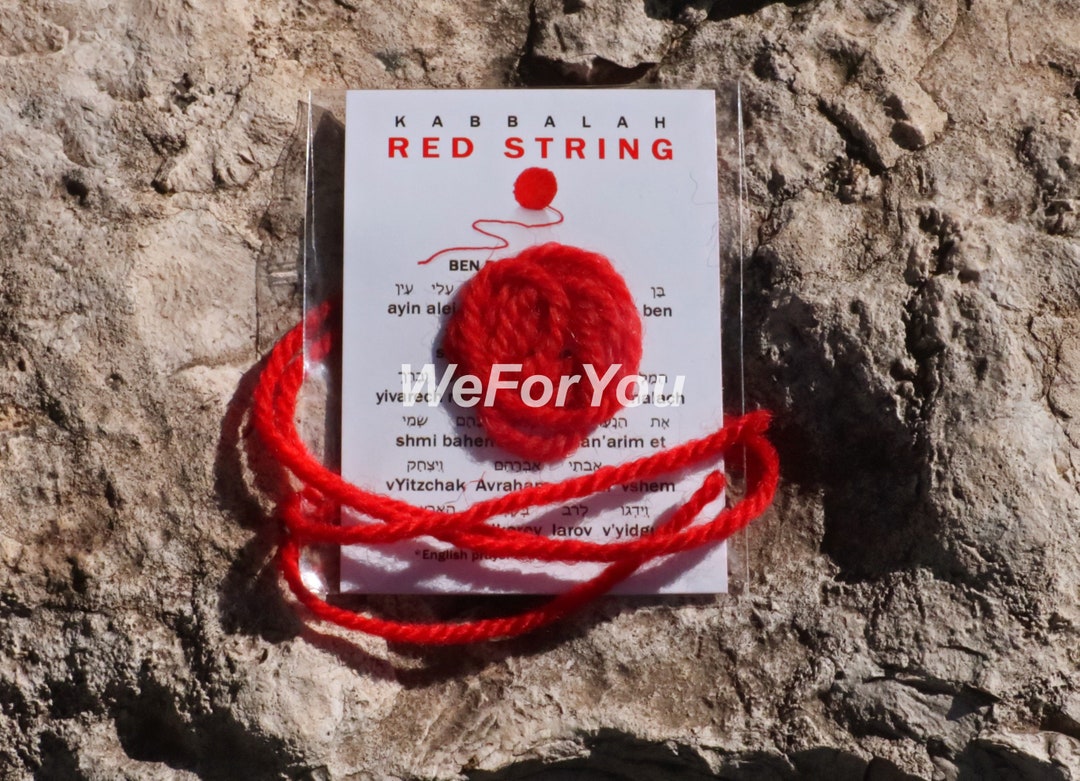 5 X Original Kabbalah Bracelet Family RED String Protection Evil Eye ...